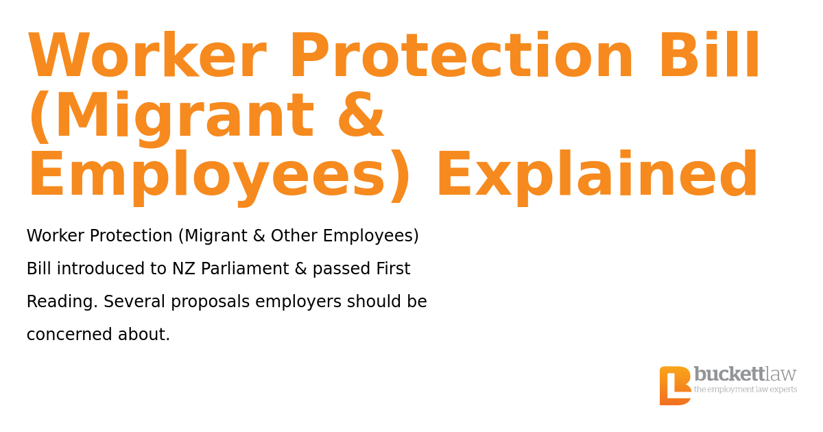 Worker Protection Bill (Migrant & Employees) Explained